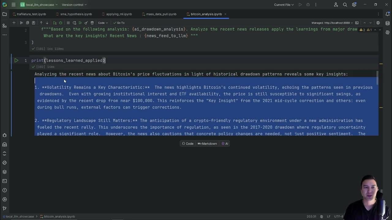 Analyzing Bitcoin with AI and Python - YouTube