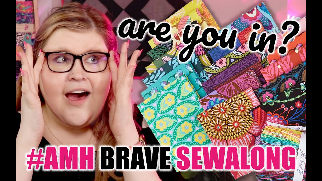 Quilt Sew Along With me! - #AMH Brave Fabric Anna Maria Horner - YouTube