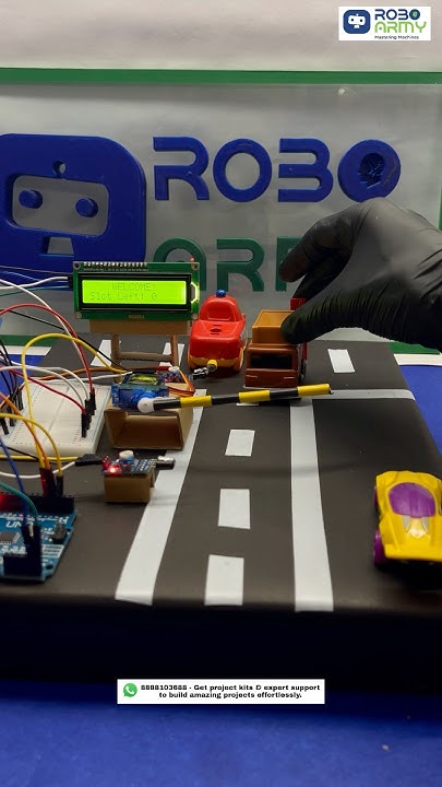 Automated Parking Control System with Arduino #scienceproject #arduinoproject #roboarmy #arduino ...