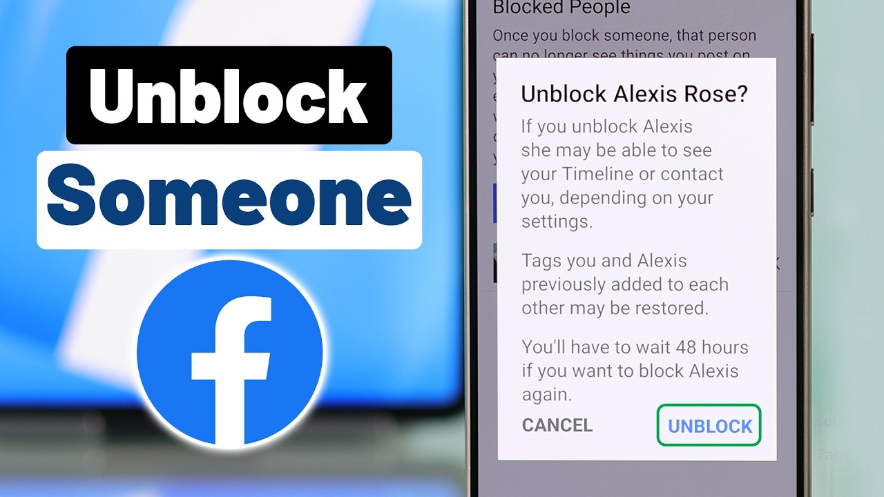How To UNBLOCK People on Facebook in 2025! - YouTube