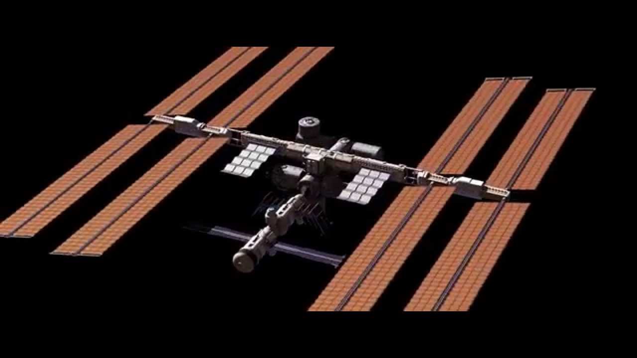 International Space Station Blender 3D Model - YouTube
