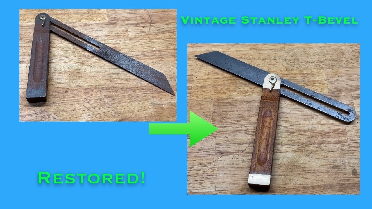 Vintage Sliding T-Bevel Restored! - YouTube