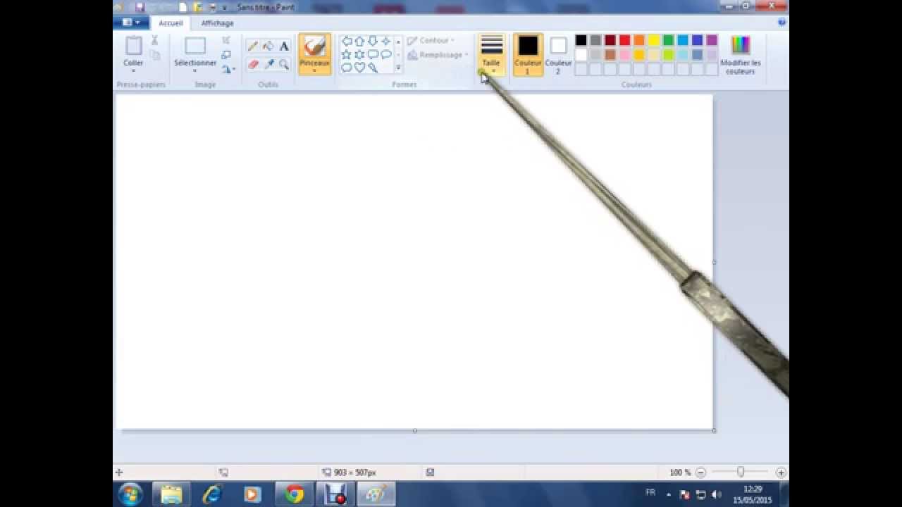 tutoriel paint 1 - YouTube