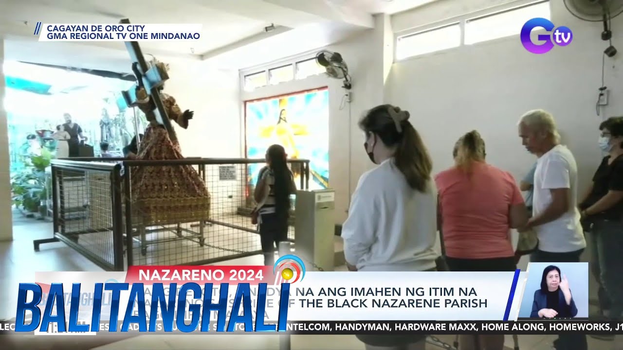 Ilang deboto, sinadya na ang imahen ng Itim na Nazareno sa Shrine of ...