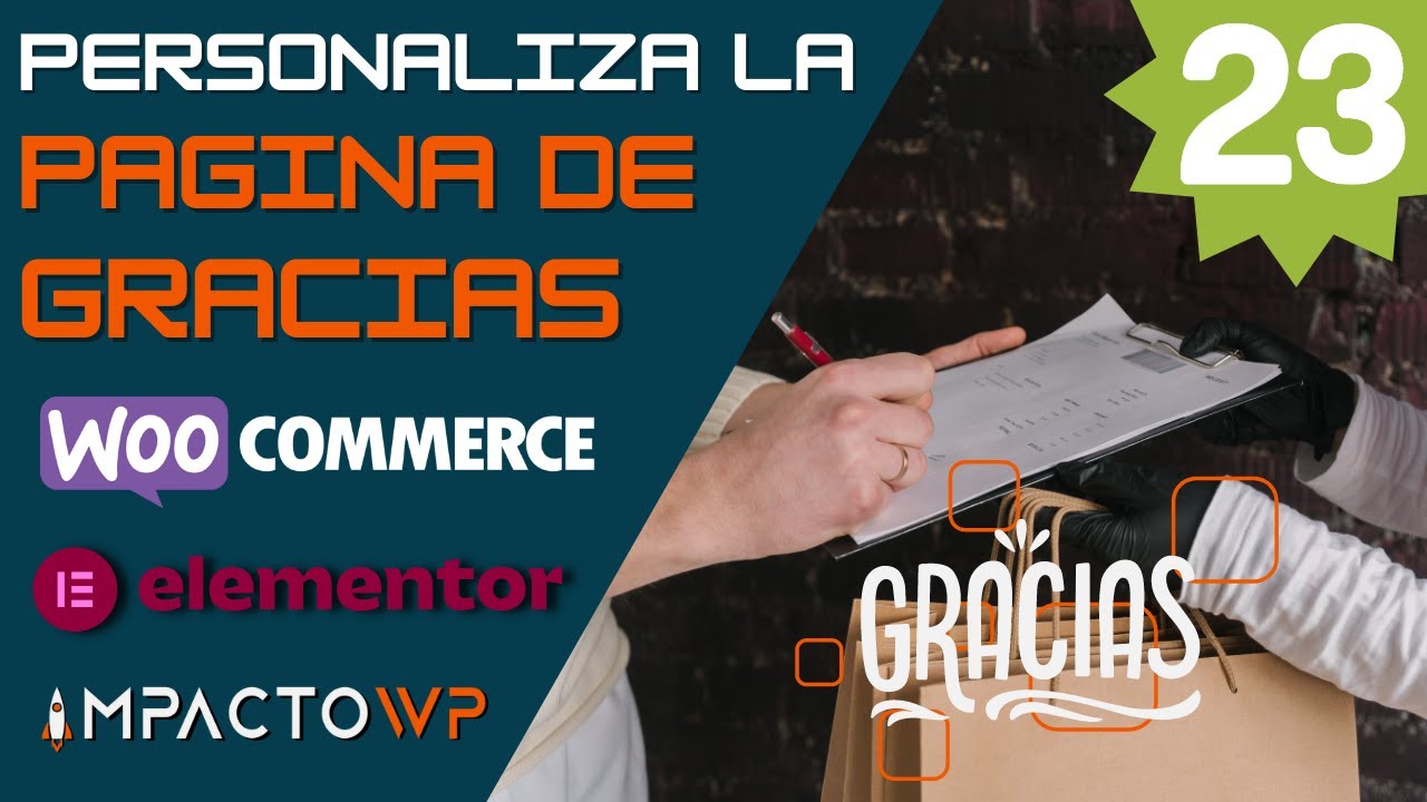 Página de Gracias WooCommerce Elementor (Orden Recibida) | Curso TIENDA ...