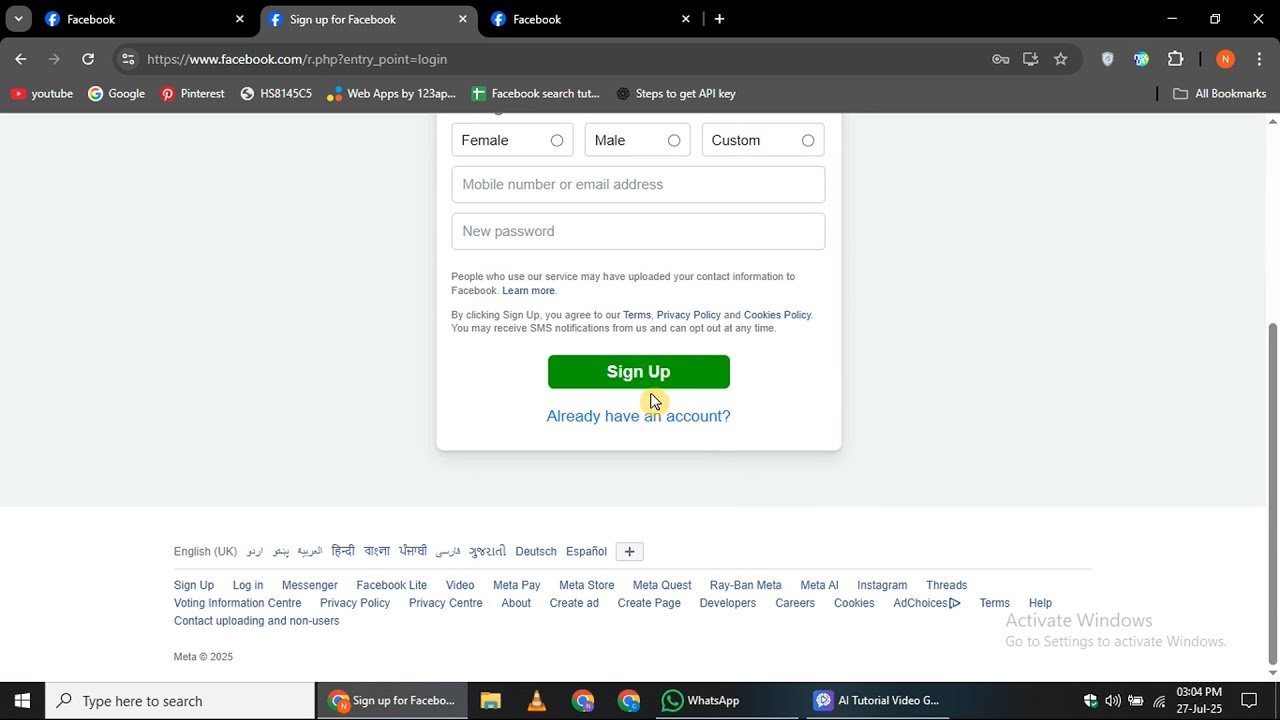 How To Create a Facebook Account Step by Step - YouTube
