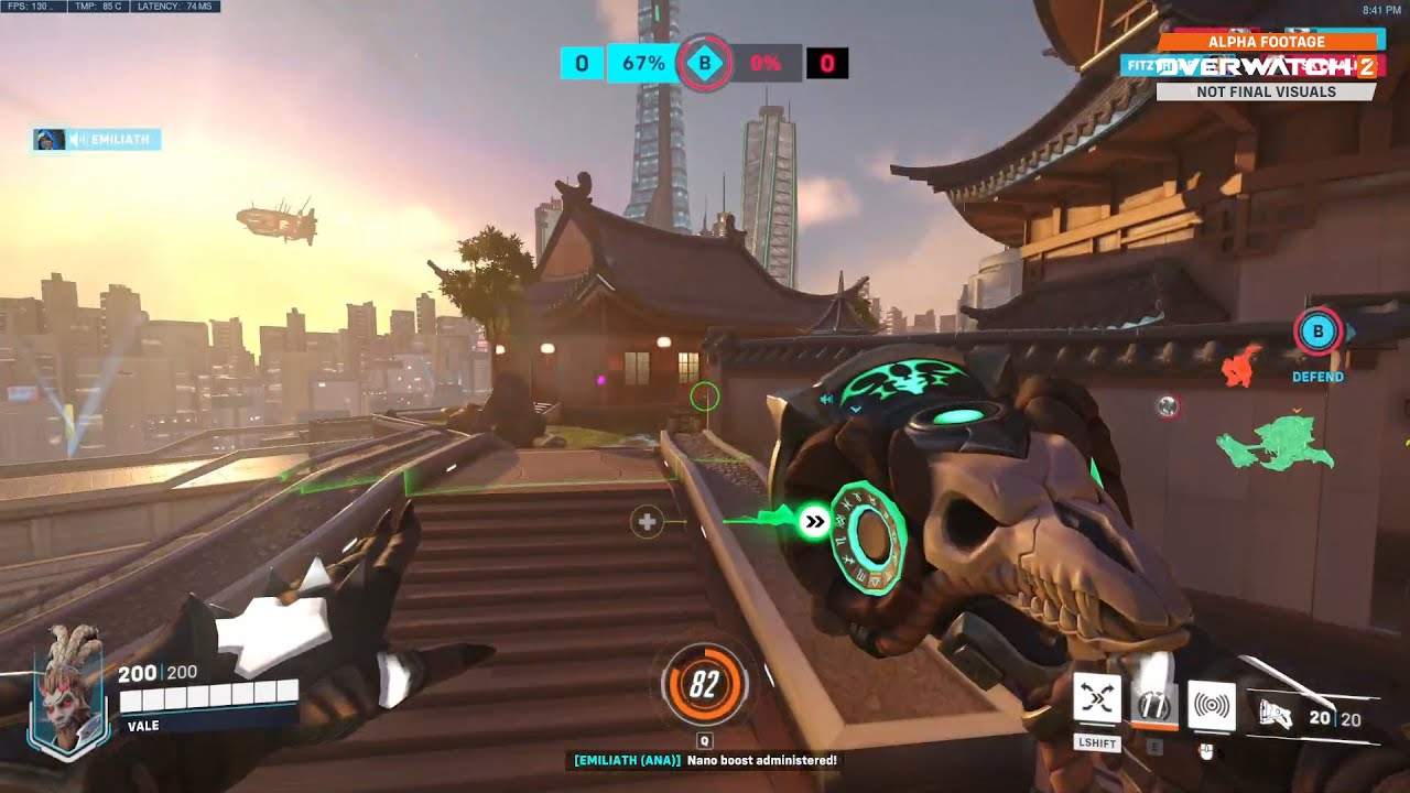 OW2 Alpha - Lijiang Tower Top 500 Scrim (Lucio PoV) ft. Flats, Fitzy ...