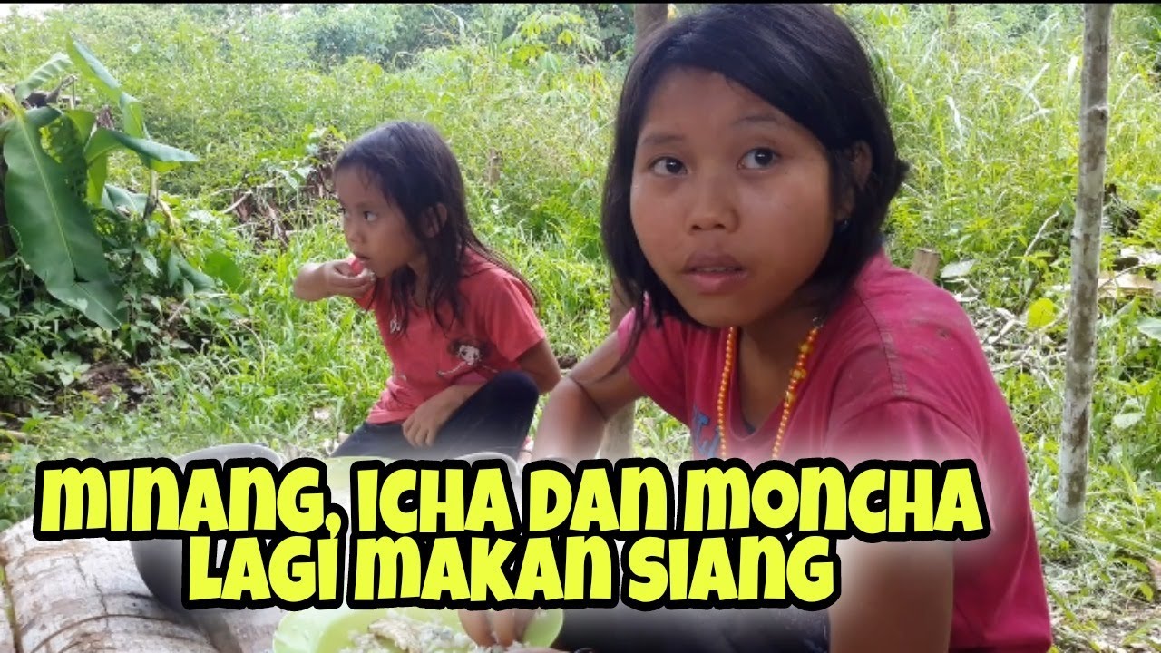 Asik ngobrol bersama ade minang, icha dan moncha sambil belajar bahasa Punan - YouTube
