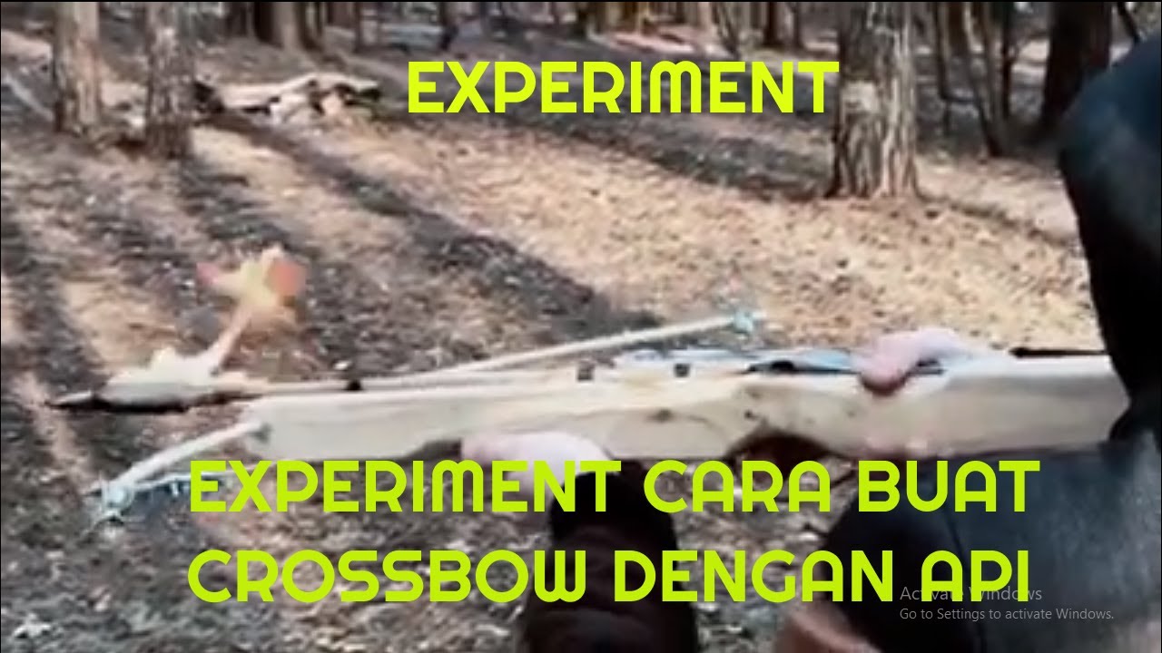 CARA BUAT PANAH CROSSBOW MENGGUNAKAN API | PART ii - YouTube