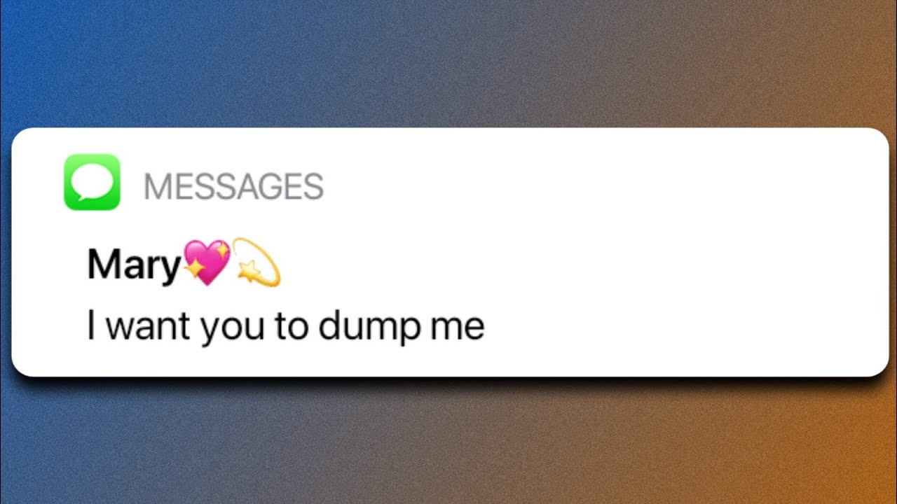 My Girlfriend Asked Me To Dump Her ~ Romantic Texty Stories - YouTube