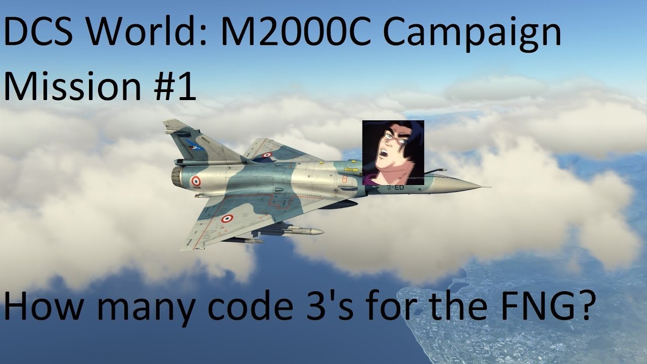 DCS World: Back in the cockpit M2000C Campaign Mission 1 - YouTube