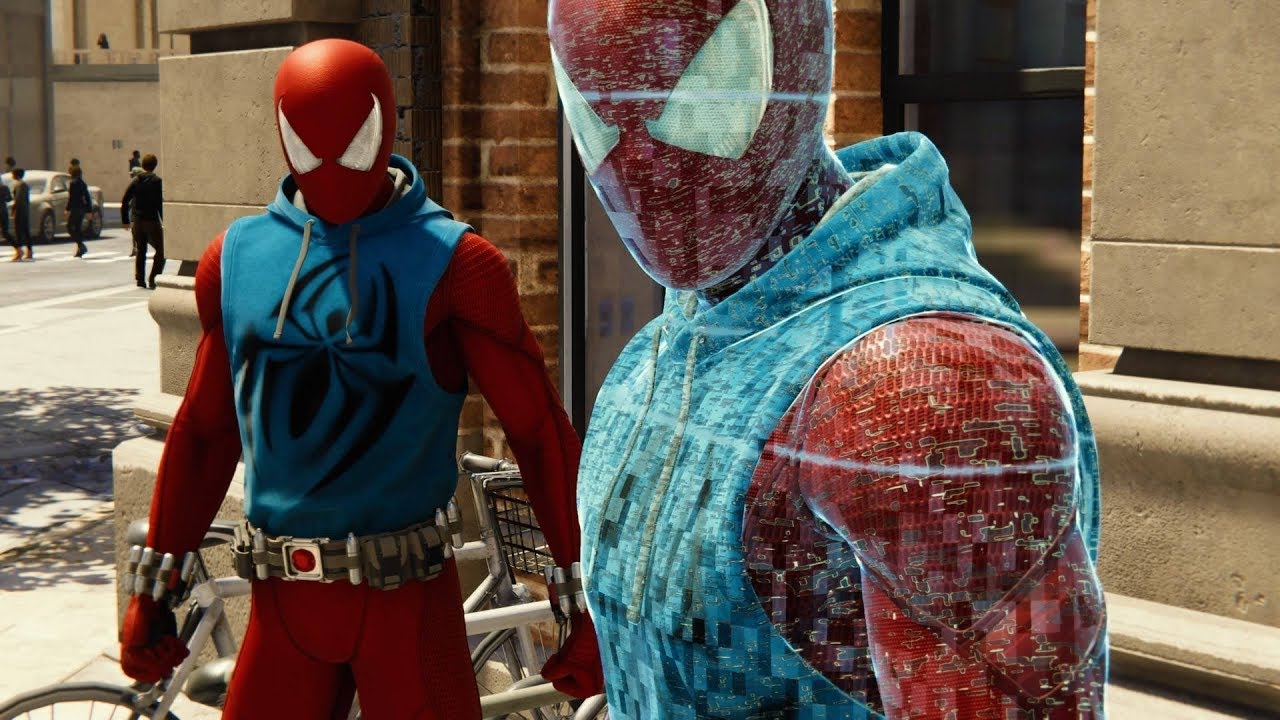Marvel's Spider-Man - Ben Riley Scarlet Spider Suit Gameplay - YouTube