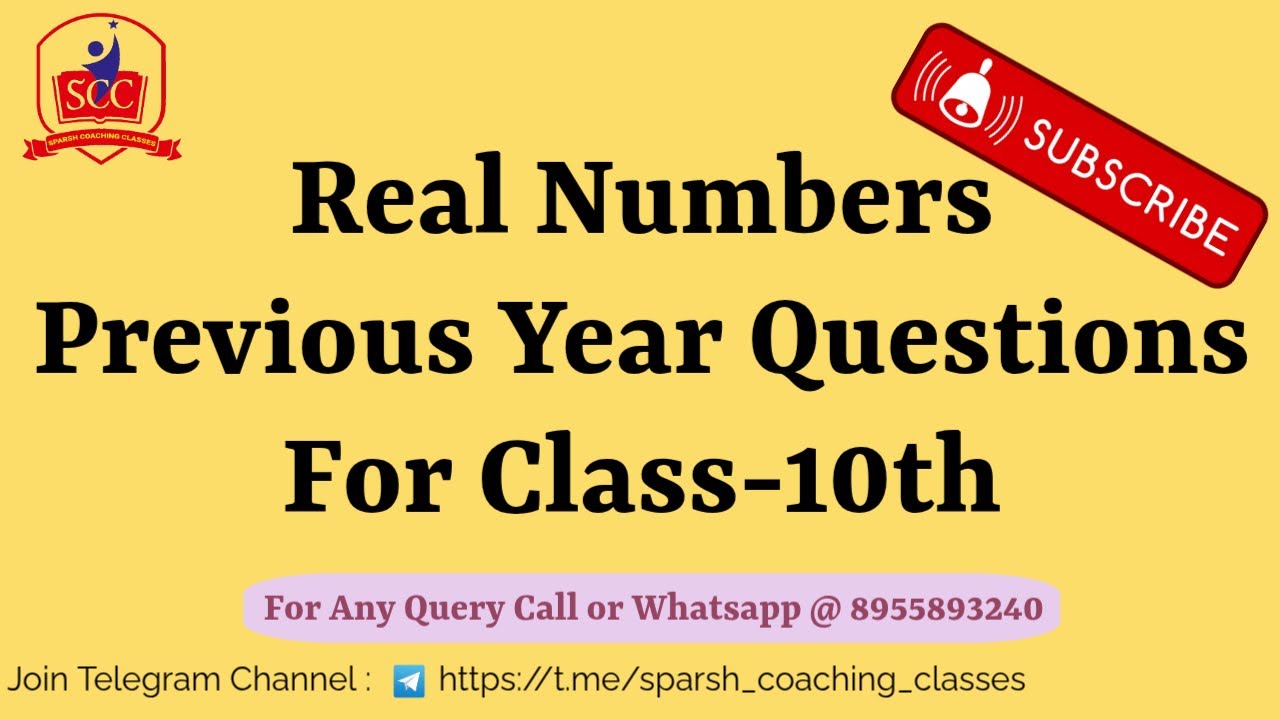 Class 10 Maths Ch-1 Real Numbers PYQ With Short Trick By Priti Mam # ...