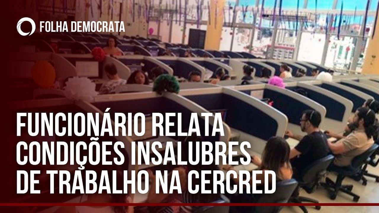 Funcionário relata condições INSALUBRES de TRABALHO na CERCRED - YouTube