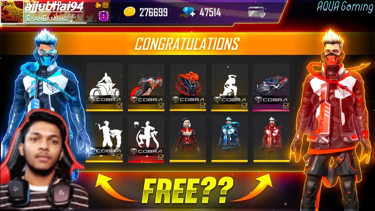 I got new Cobra Rage bundle in 4000 diamond || Free Fire || Garena ...