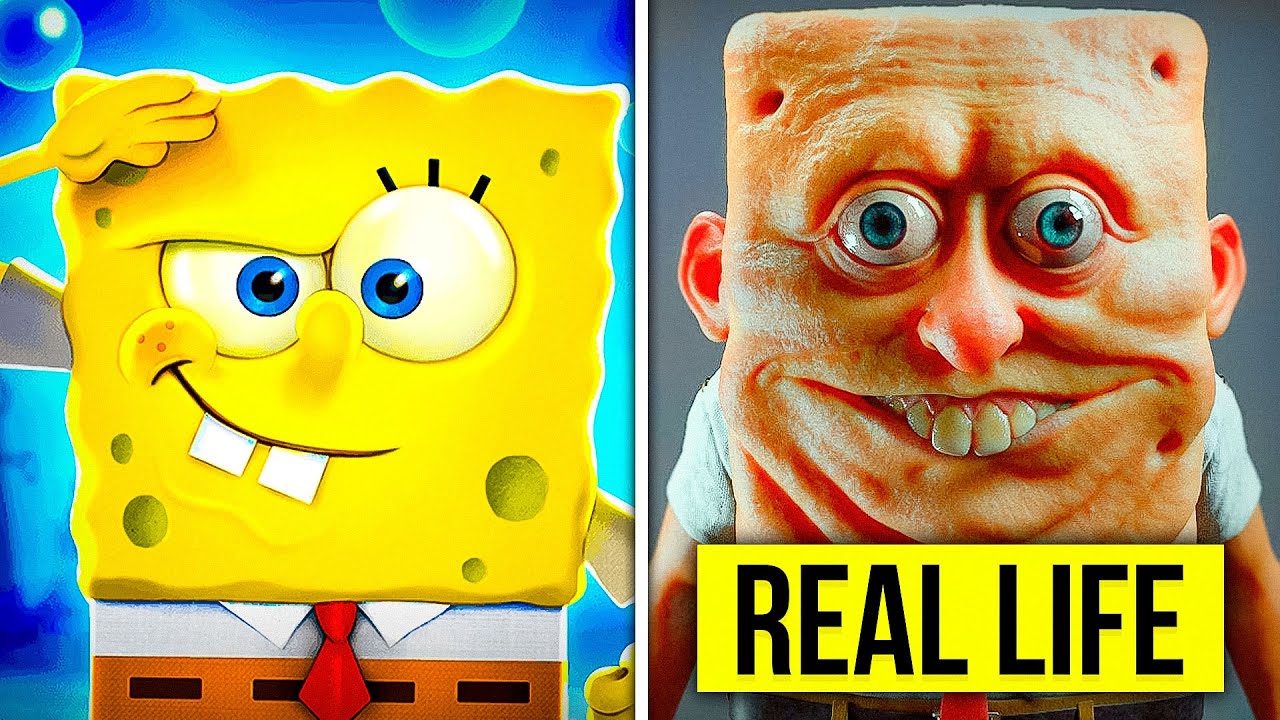 Spongebob Characters in Real Life - YouTube
