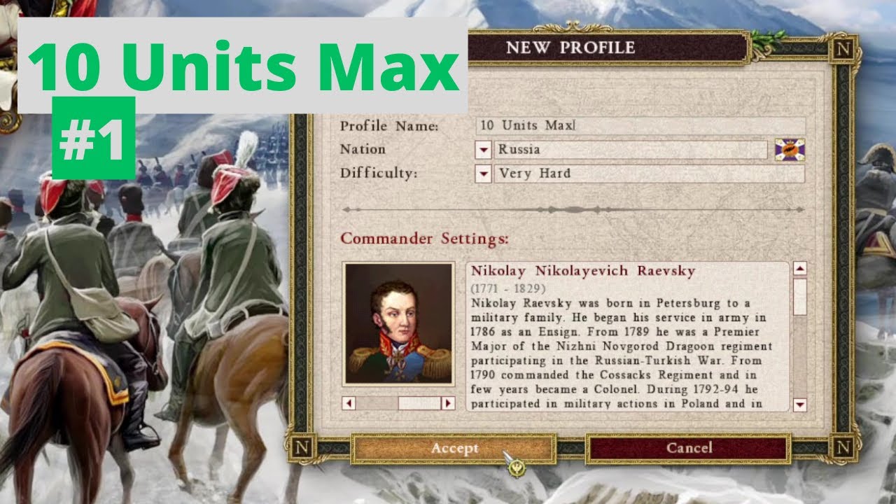 10 Units Max | Cossacks 2: Battle for Europe | Russia Very Hard | Part ...