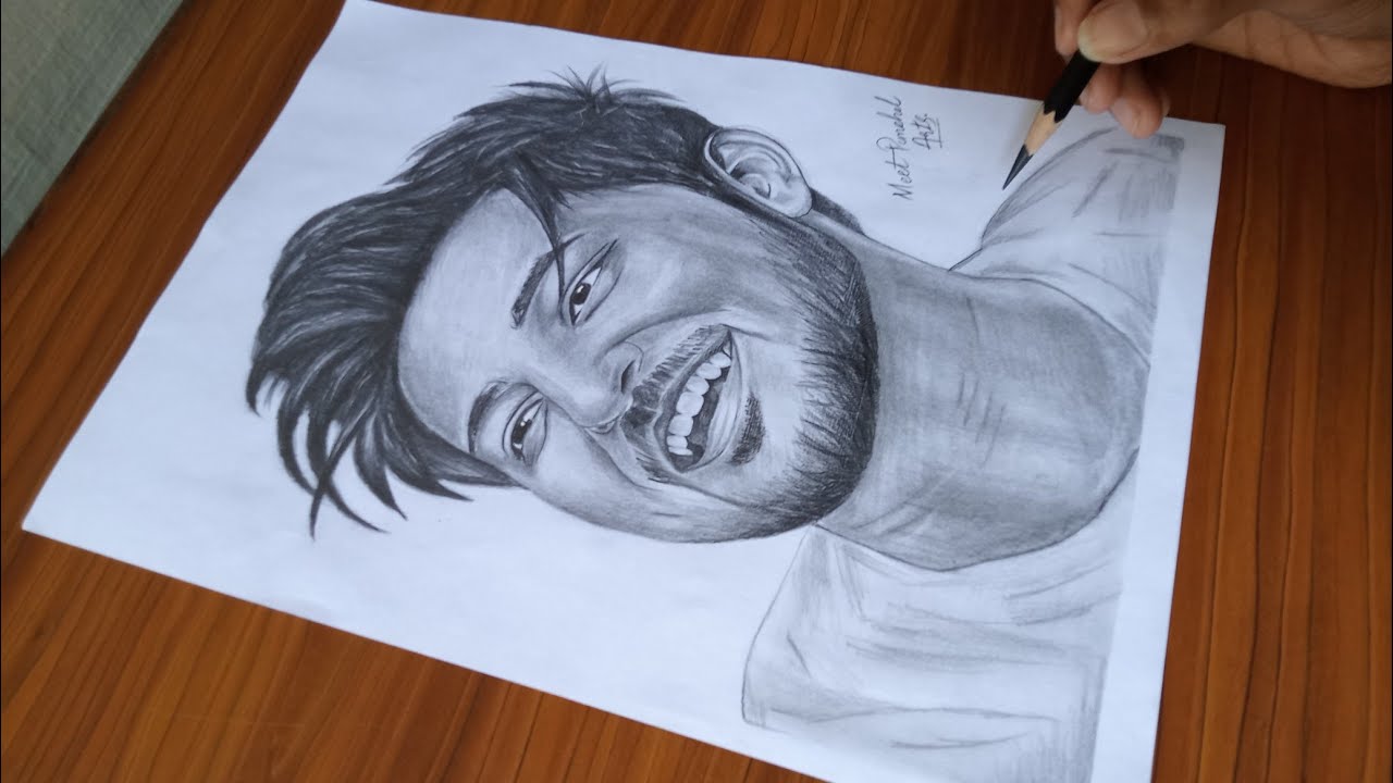 Drawing Darshan Raval | Pencil Sketch 😍 - YouTube