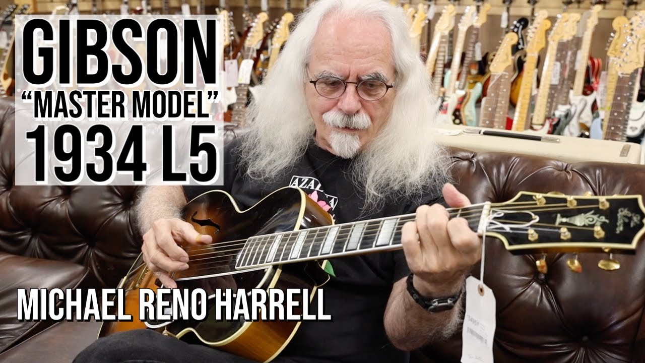 Michael Reno Harrell playing a 1954 Gibson L-5 Reissue at Norman's Rare ...