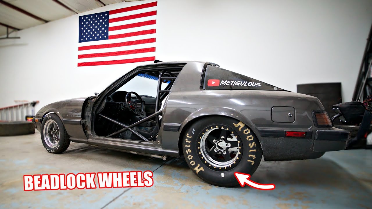 8 Rotor RX-7 Gets NEW Wheels! - YouTube
