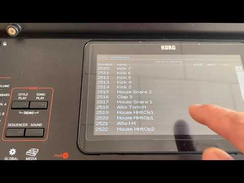 KORG DAVUL KİT İÇİNDEN SAMPLE SES SİLME