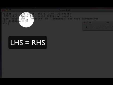 Variables and Assignment Statements in Python - YouTube
