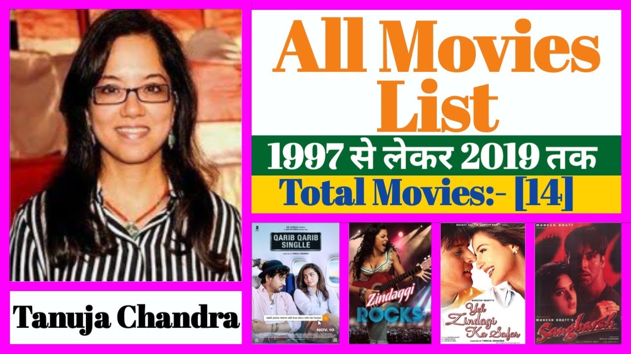 Director Tanuja Chandra All Movies List || Stardust Movies List - YouTube