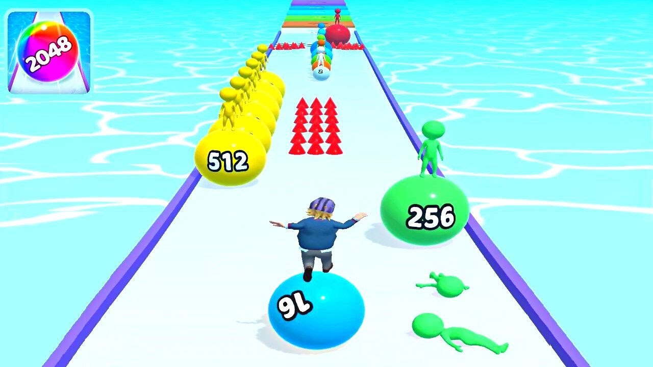 2048 Ball Runner ! All Levels Gameplay Part 3 android,ios - YouTube