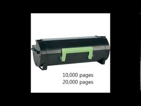 Lexmark MX511 Toner 60F2H00 - YouTube