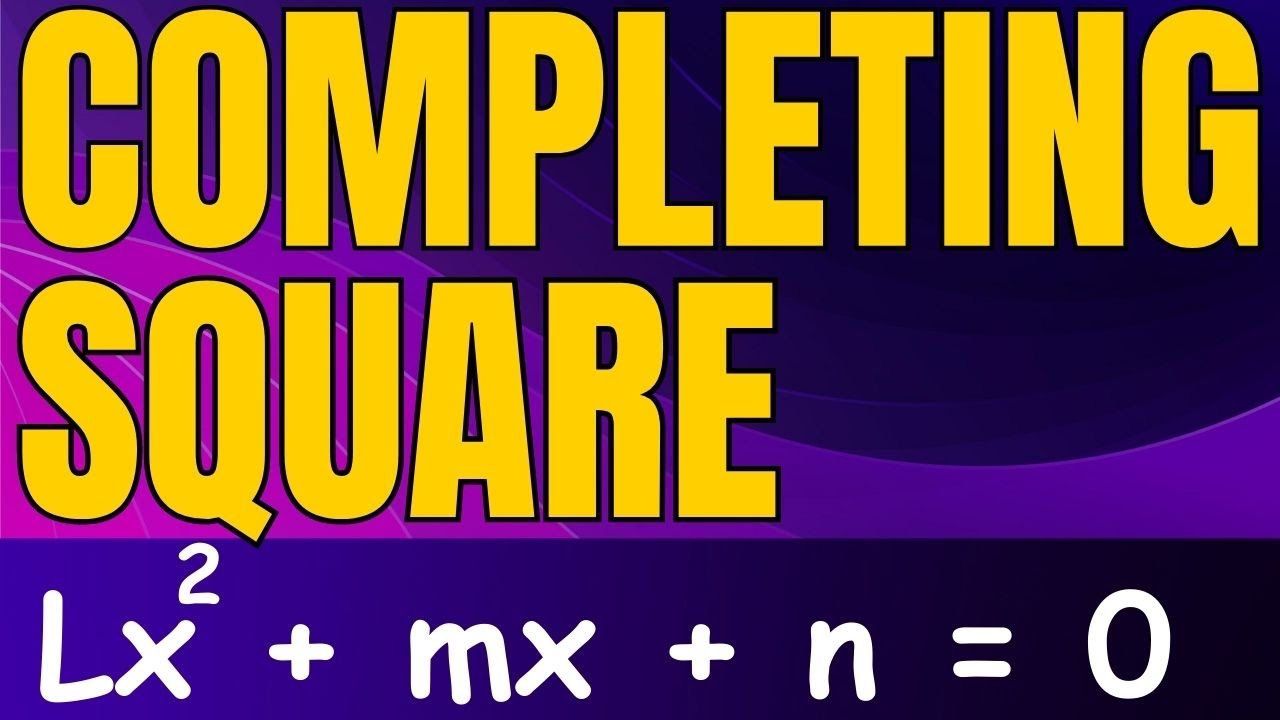 Completing The square Method | Class 10 Math Important Question ...