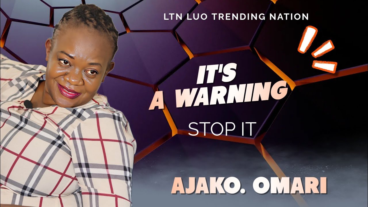 STOP IT! AJAKO OF RAMOGI RADIO GIVES A WARNING - YouTube