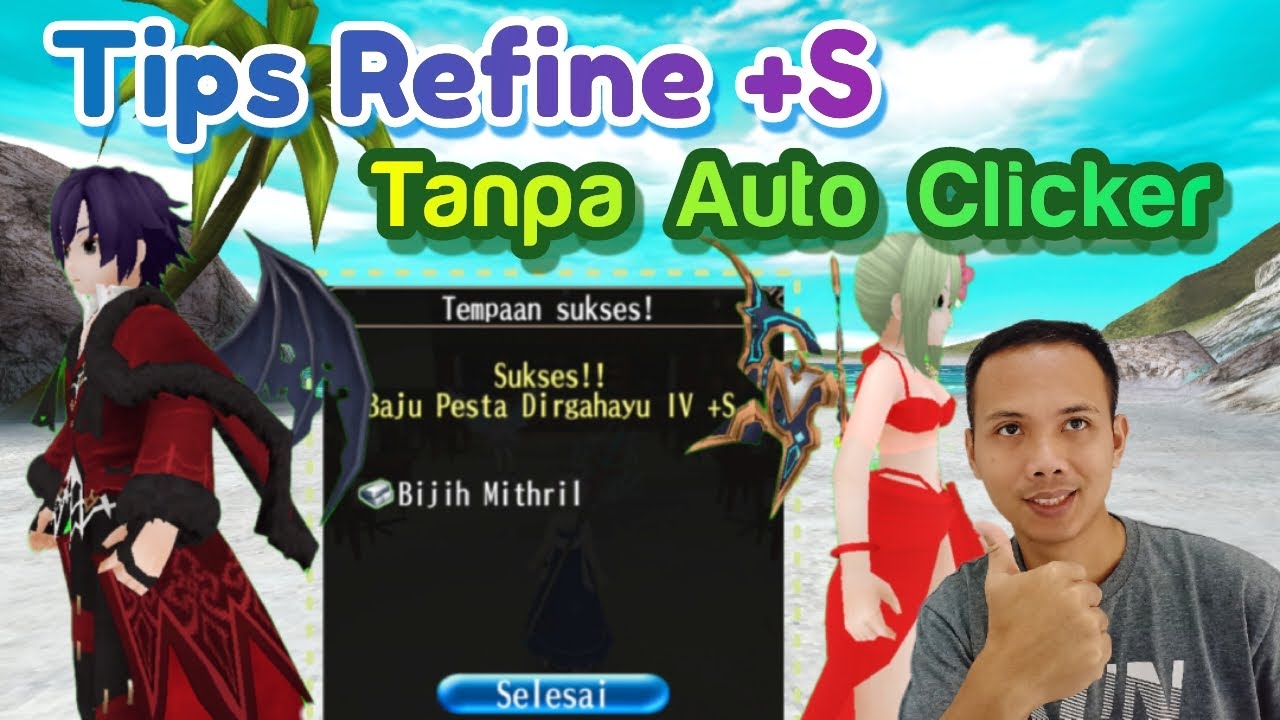 Tips Refine +S tanpa auto clicker!!! Toram Online - YouTube