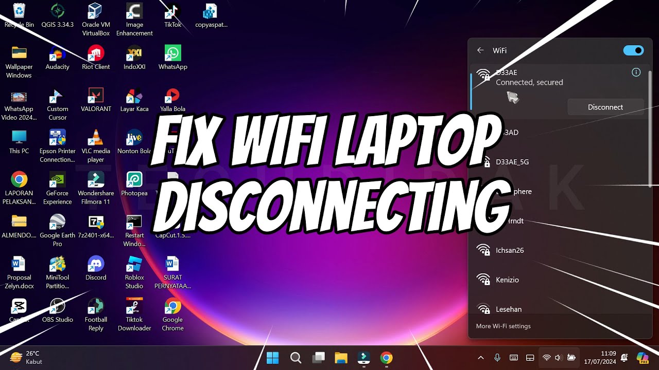 How to Fix WIFI Laptop Disconnecting - YouTube