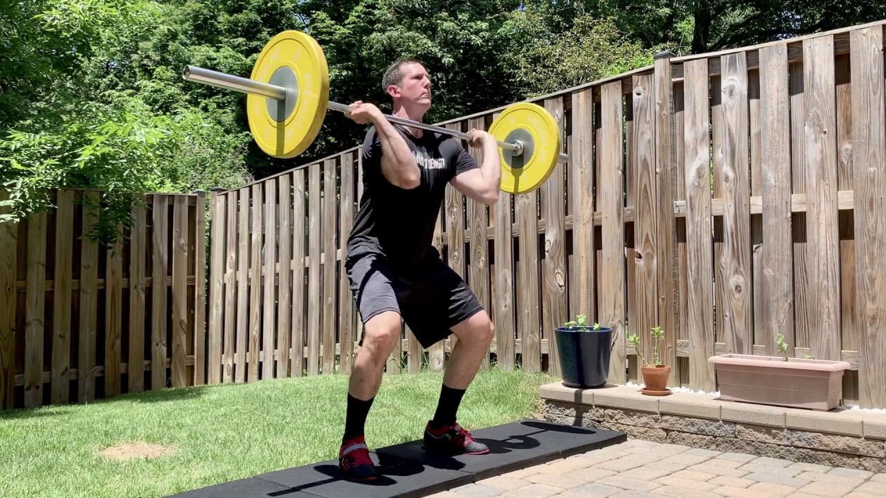 Hang Power Clean from Above Knee - YouTube