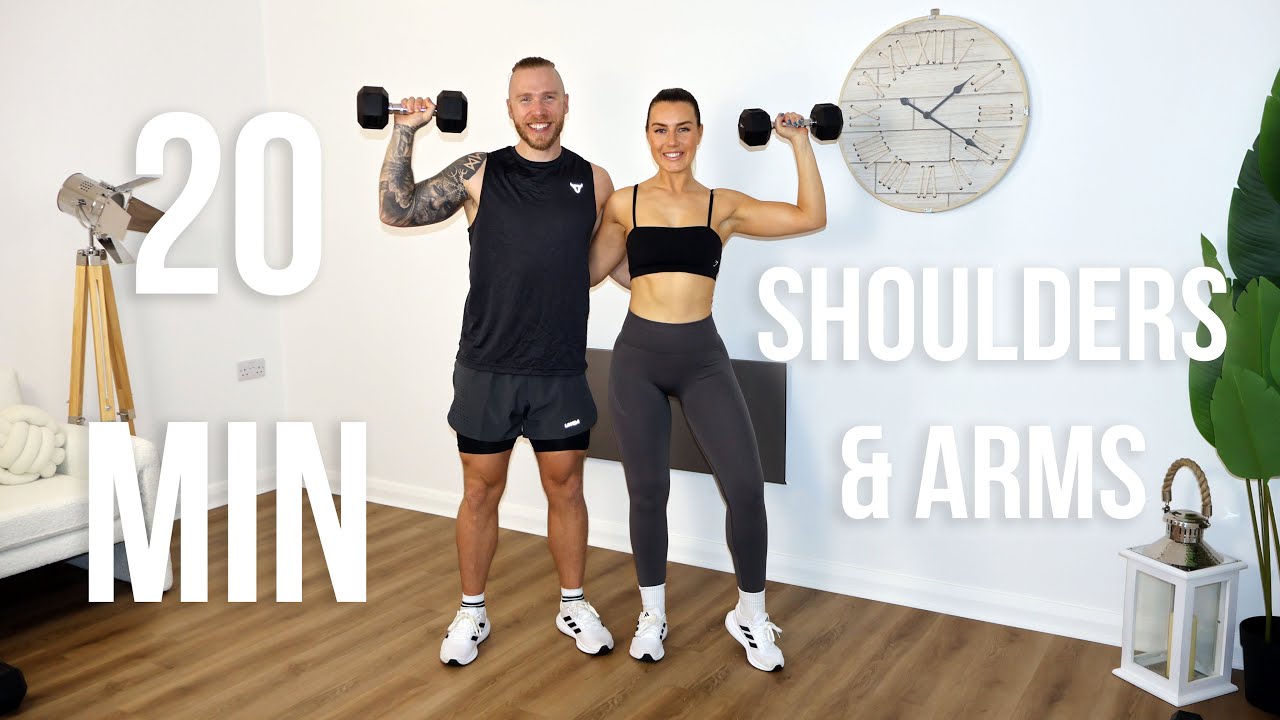 20 Minute Shoulders & Arms Workout [With Dumbbells] - YouTube