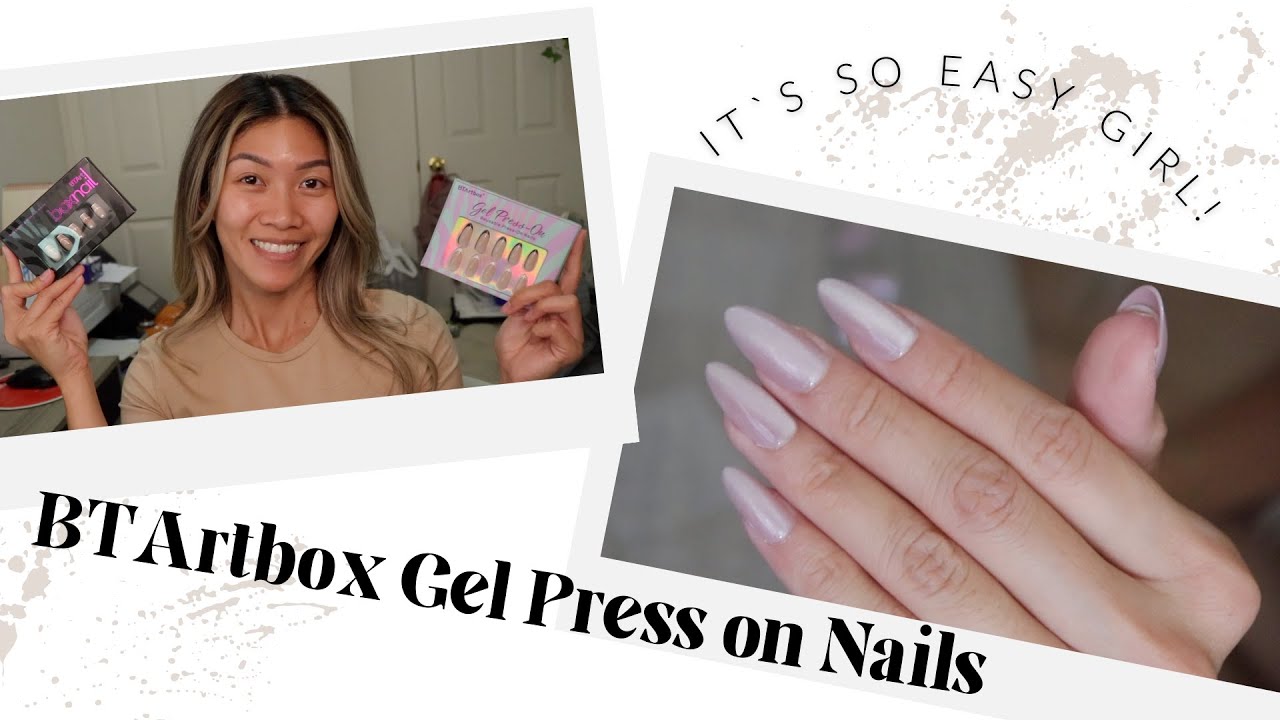 BTArtbox 100% Soft Gel Press on Nails Unboxing and Application | Nadia ...