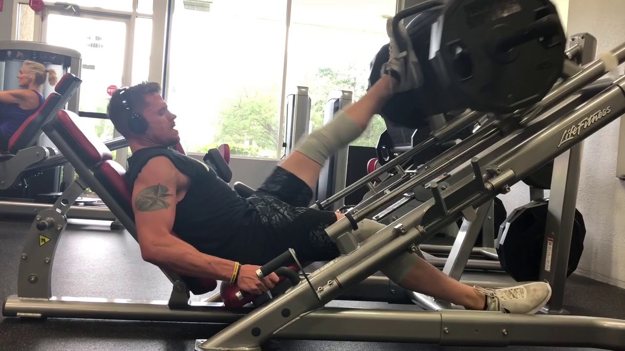 Single leg explosive leg press - YouTube