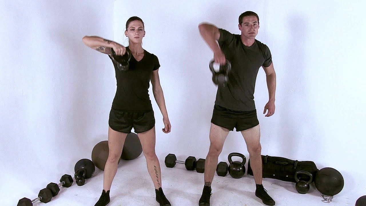 Squat to Single Arm High Pull - YouTube