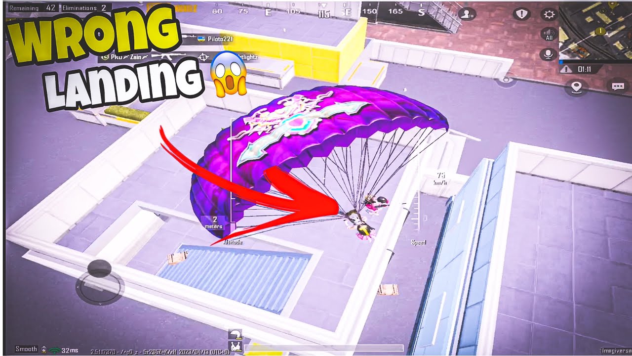 OMG 😱 WRONG LANDING | PUBG MOBILE - YouTube