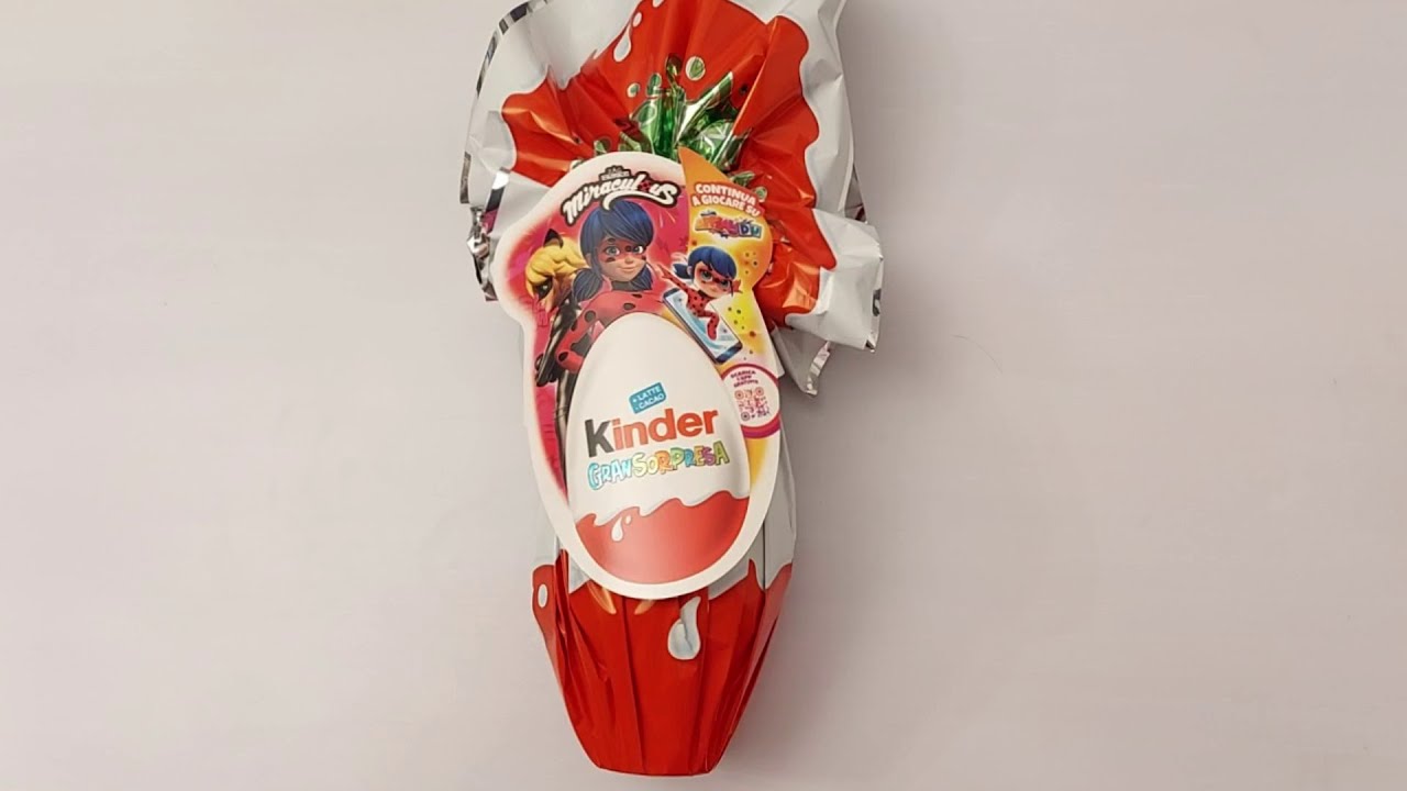 KINDER SURPRISE LADYBUG Apro L'uovo Kinder di MIRACULOUS Ladybug ...