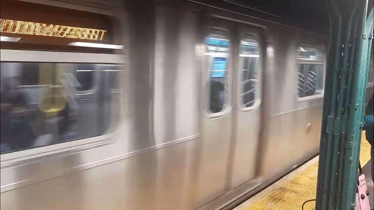 MTA NYC Subway: BMT Myrtle Av Line: Forest Hills-71 Av Bound Alstom R160A-1 (M) Train @ Forest ...