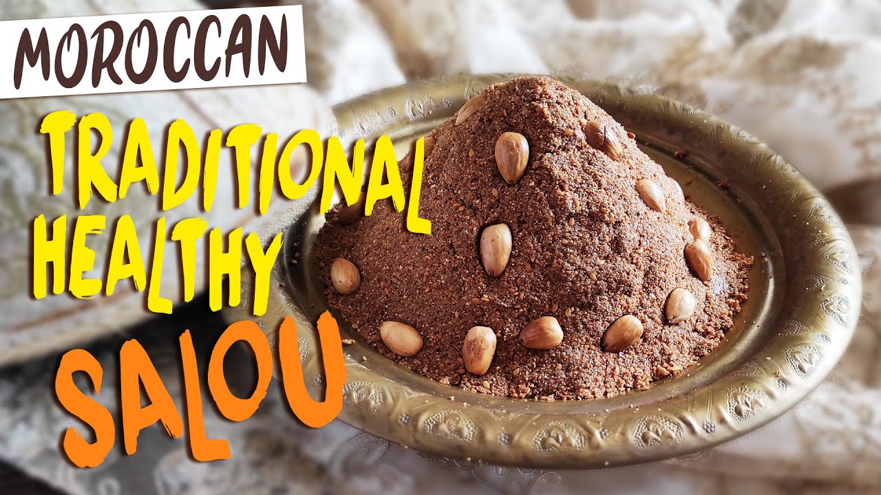 moroccan traditional healthy Salou Ramadan / اروع سلو أو سفوف التقليدي ...