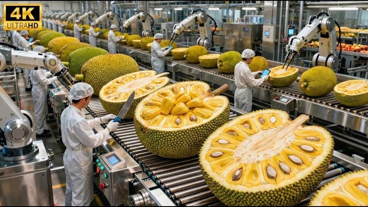 Inside a Modern Jackfruit Factory: From Whole Jackfruits to Ready-to ...