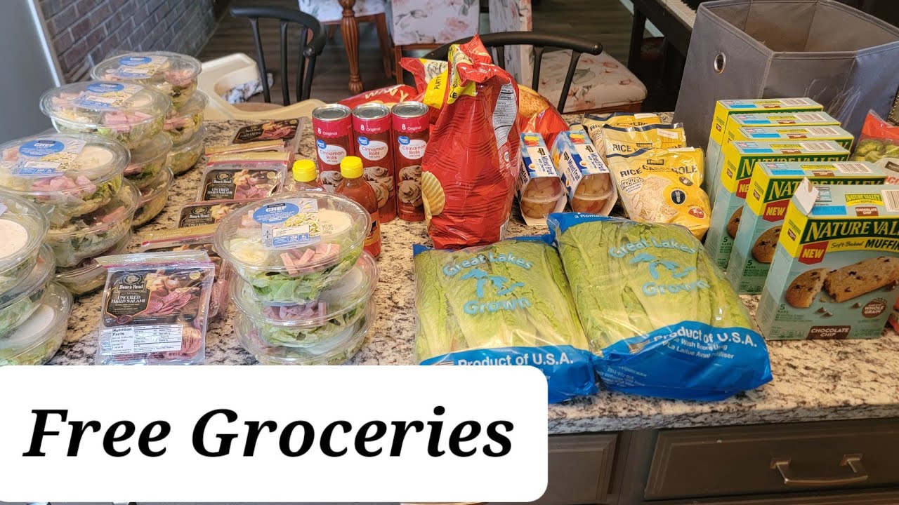 Free Groceries?! - How you can get free food for your family too! - YouTube