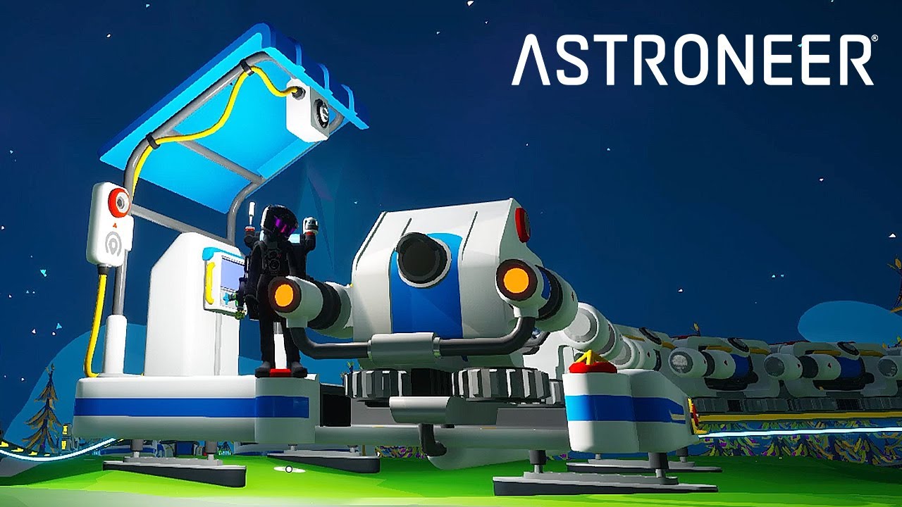 TRANSPORTASI BARU KERETA API Di Astroneer (Rails Update) Indonesia ...