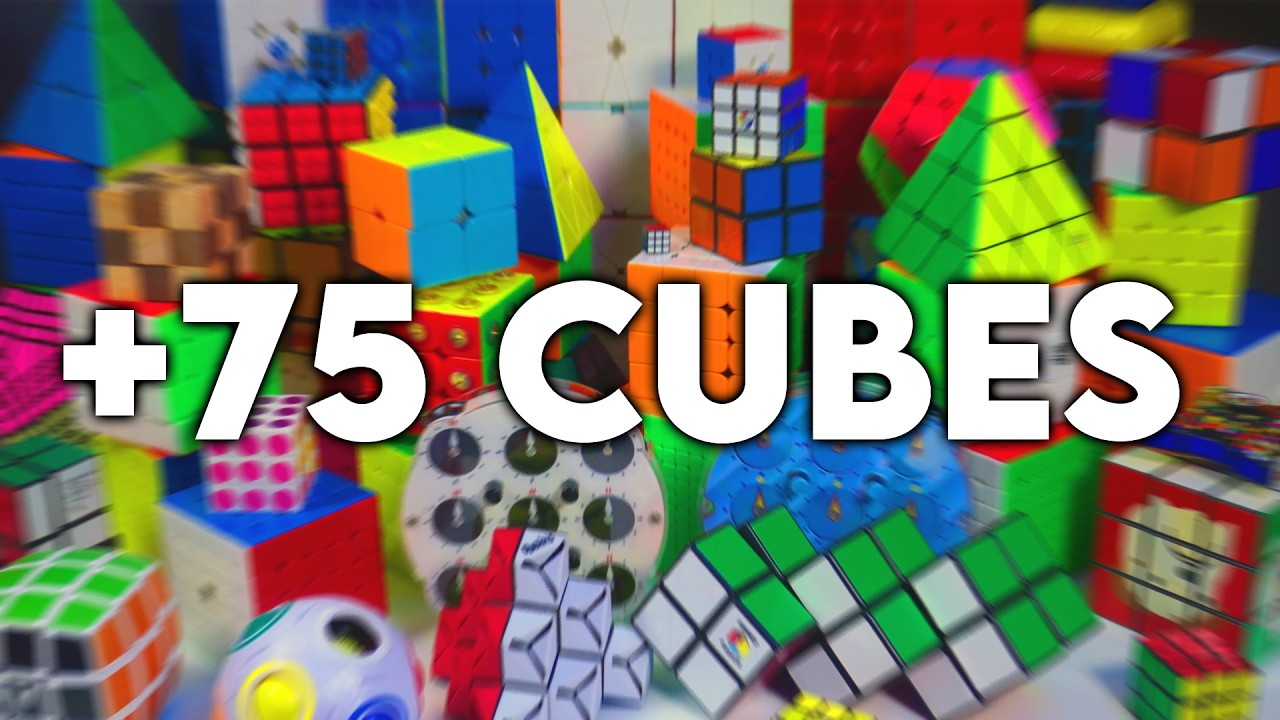 Ma Collection de Rubik's Cubes 2025 ( j'en ai trop😭) - YouTube