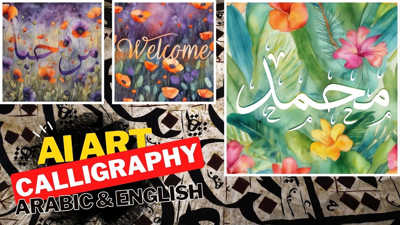 AI Calligraphy Generator: Arabic & English Calligraphy - QR2AI.com ...
