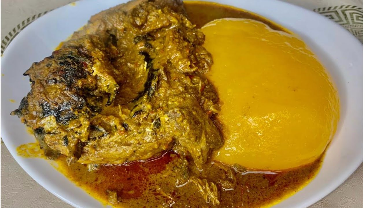How to prepare Nigeria banga soup in simple way. - YouTube