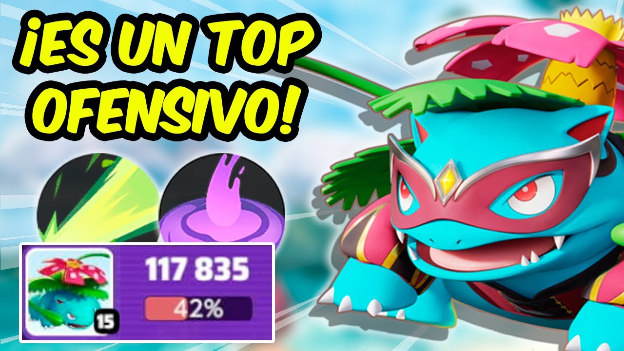 CARREA FÁCILMENTE con VENUSAUR RAYO SOLAR 🍃 Guía, build, medallas y ...
