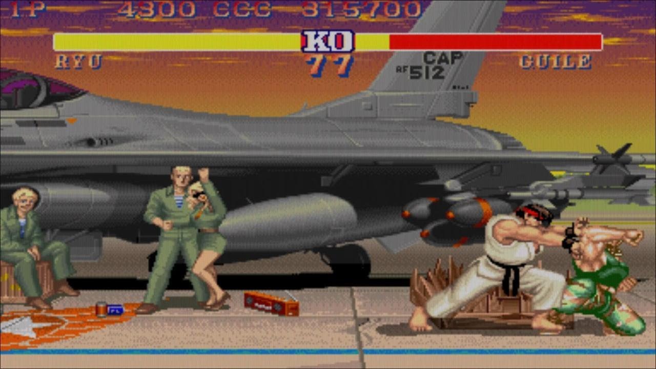 SF Anniversary-SF2 CE: Ryu Vs Guile - YouTube